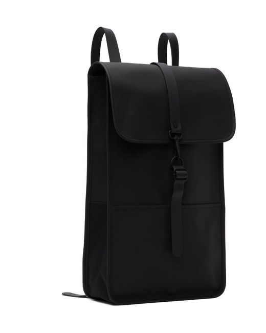 Rains Logo Backpack in Black for Men | Lyst