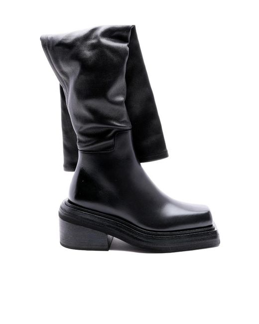 Marsèll Cassetto Knee-High Boots in Black | Lyst