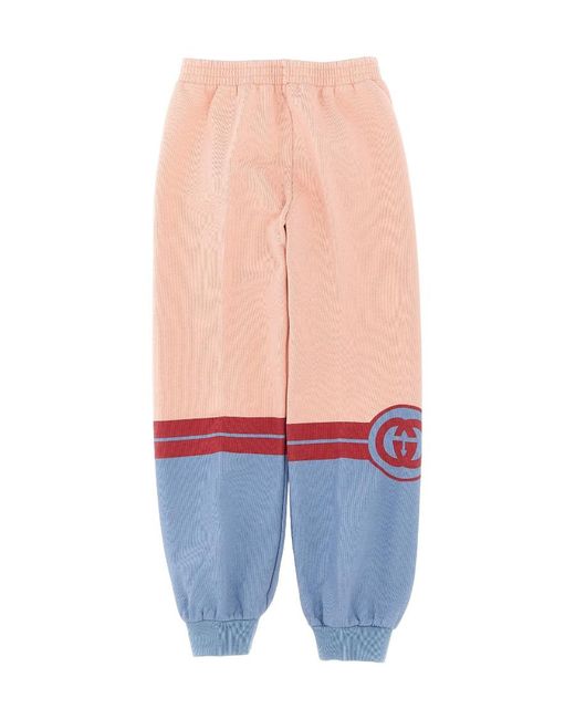 Gucci Interlocking G-Print Track Pants in Blue | Lyst