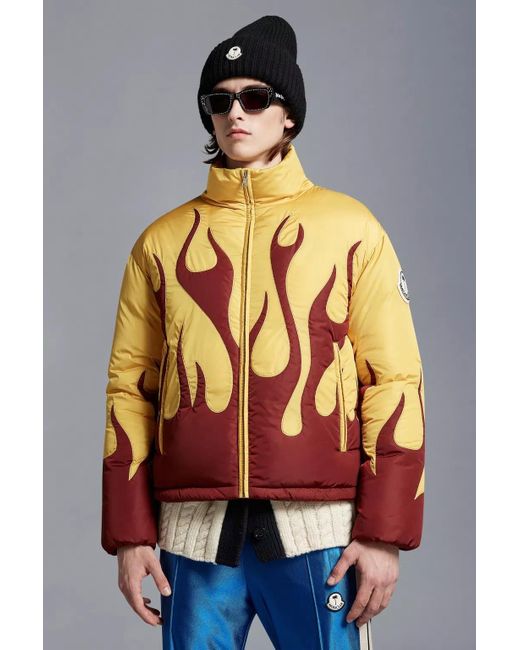 Moncler X Palm Angels Clancy Short Style Down Jacket for Men | Lyst