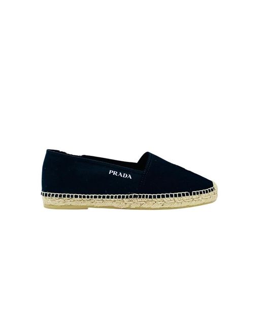 Prada Logo Casual Business Shoes in Blue for Men | Lyst