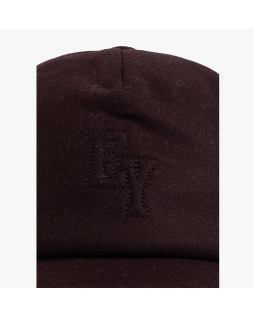 Eleventy Logo Hat in Red for Men | Lyst UK