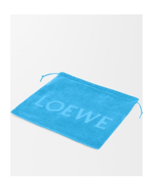 Loewe Drawstring Clutch in Blue | Lyst