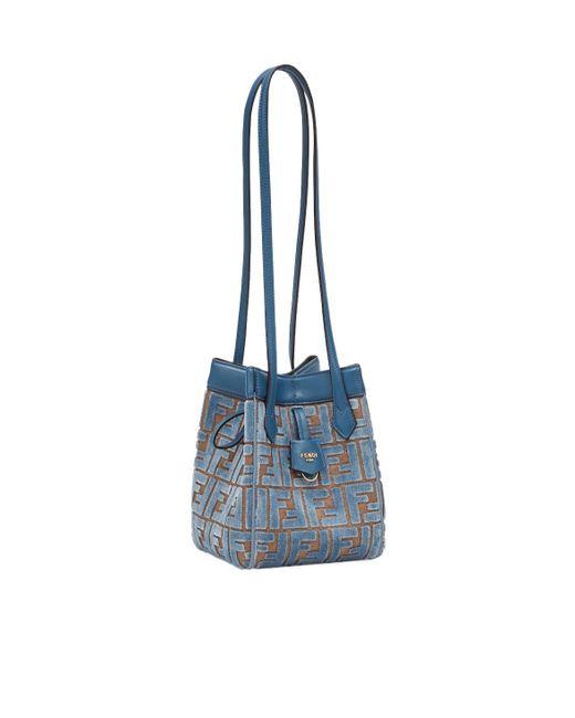 Fendi Origami Mini Handbag in Blue | Lyst