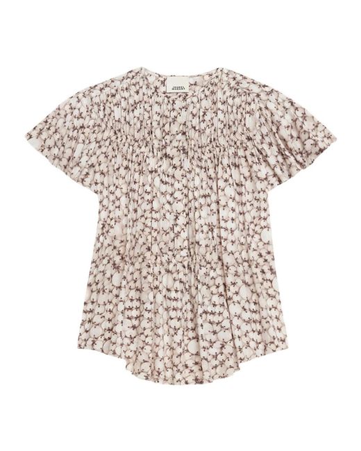 Isabel Marant Synda Top in White | Lyst
