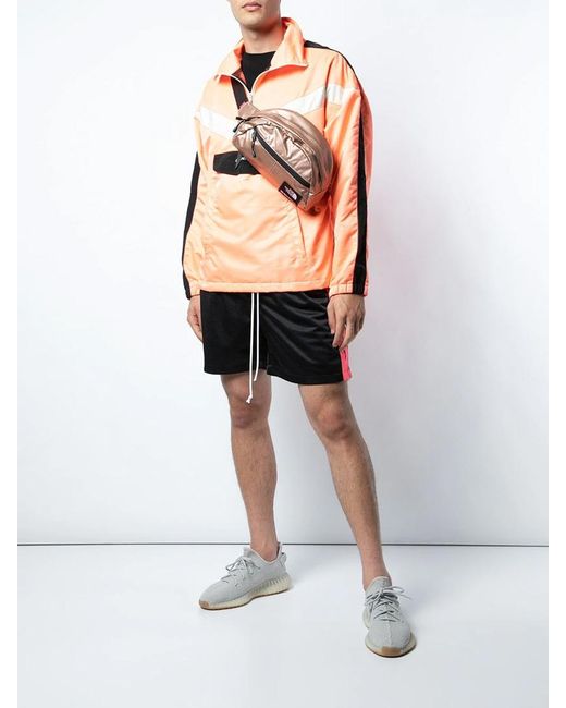 Daniel Patrick Logo Spliced Casual Jacket in Orange for Men | Lyst