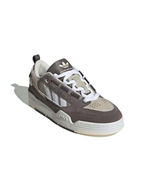 adidas Round Head Low-Cut Sneakers in Gray for Men | Lyst