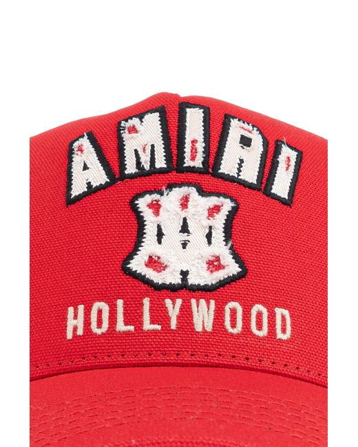 Amiri Alphabet Hat in Red for Men | Lyst