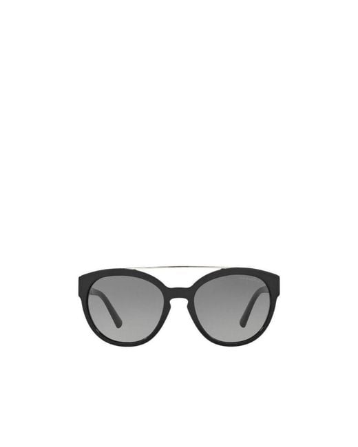 Giorgio Armani Logo Sunglasses in Grey | Lyst UK