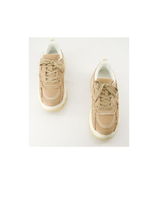 IRO Laced Sneakers in Natural | Lyst