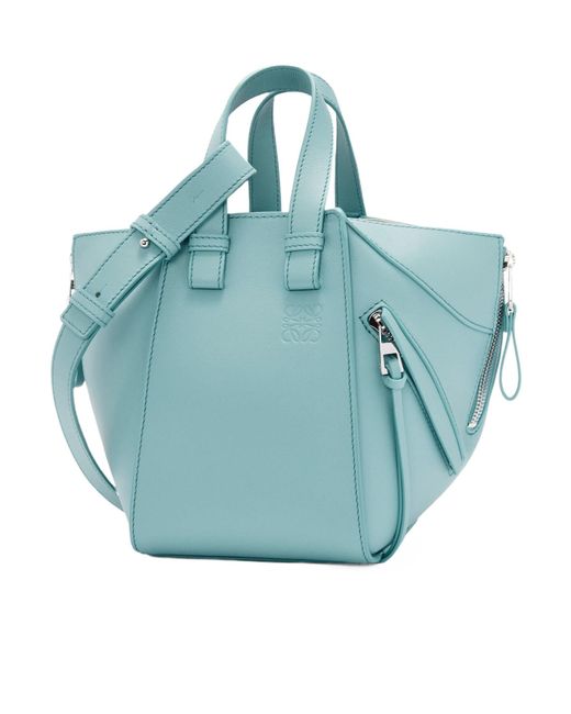 Loewe Zippered Shoulder Bag in Blue | Lyst