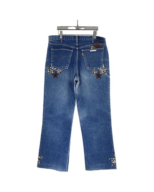 Chrome Hearts Star Pattern Jeans in Blue for Men | Lyst