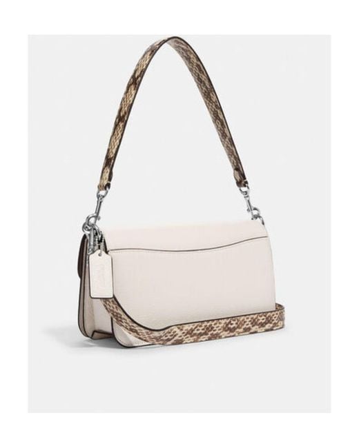 COACH Morgan Shoulder Bag in White | Lyst