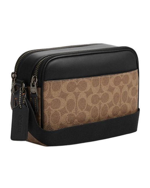 COACH Graham Shoulder Bag in Black for Men | Lyst