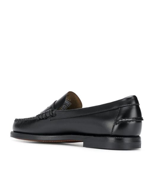 Sebago Penny Slip-On Loafers in Black for Men | Lyst