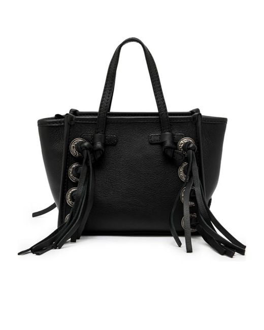 Gianni Chiarini Mini Miss Marcella Tote Bag in Black | Lyst