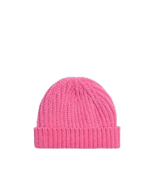 Bottega Veneta Thick Chenille Round Hat in Pink | Lyst