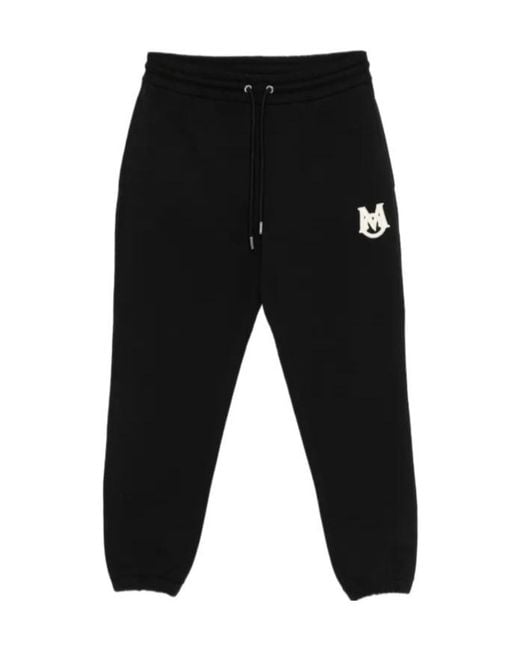 Moncler Logo Patch Sweatpants in Black for Men | Lyst