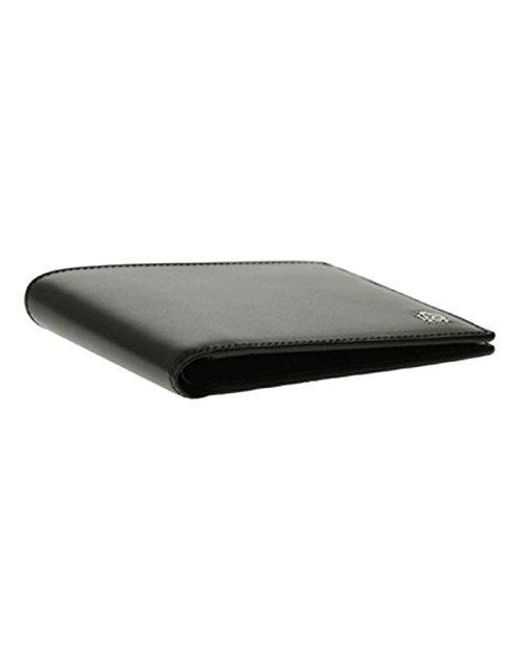 dunhill Logo Double Fold Wallet in Black for Men | Lyst