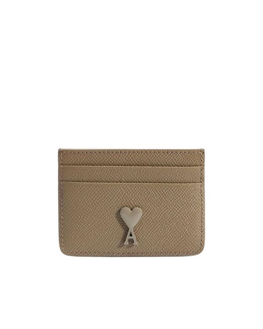 Ami Paris Logo Sign Leather Clip for Men | Lyst