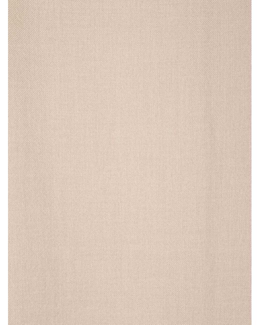 Eleventy Logo Scarf in White for Men | Lyst