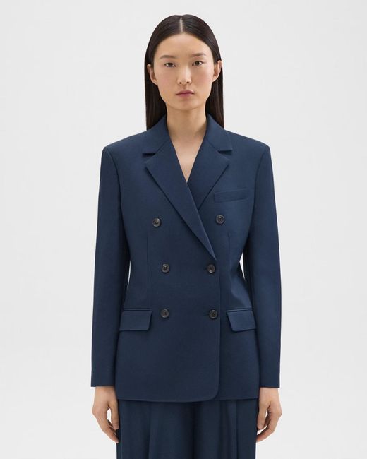 Theory Double Breasted Blazer