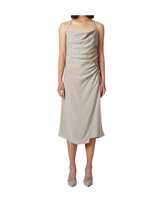 Iceberg Backless Dress in Natural | Lyst
