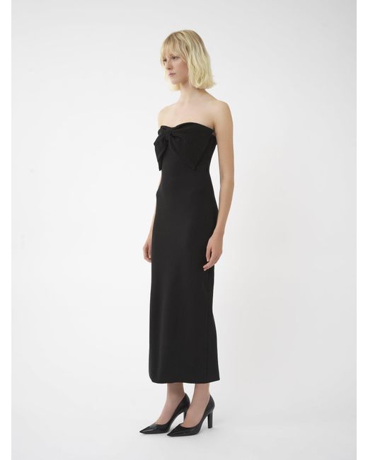 Chloé A Medium-Length Dress With Bare Shoulders in Black | Lyst