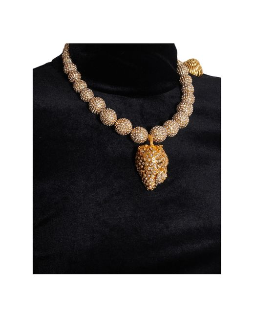 Balmain Fraise Necklace in White | Lyst