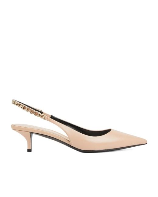 Gucci Signoria High-Heeled Sandals in Natural | Lyst