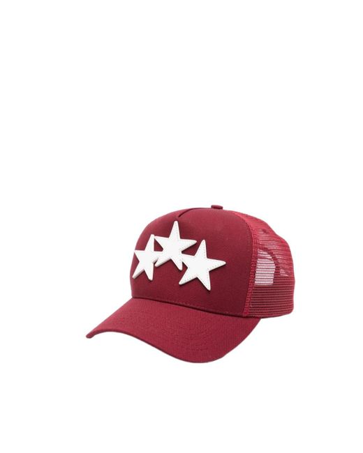 Amiri Star Pattern Baseball Cap in Red for Men | Lyst
