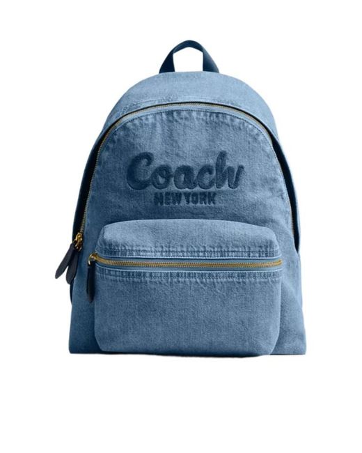 COACH Cargo Backpack in Blue | Lyst