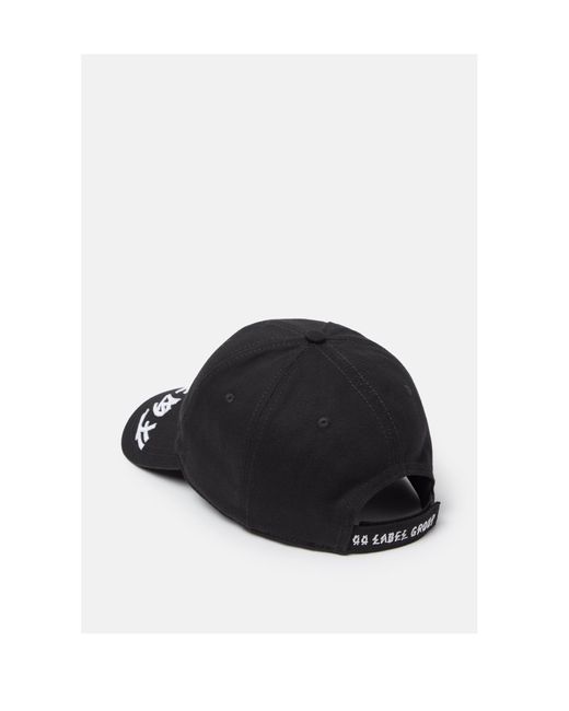 44 Label Group Logo Hat in Black for Men | Lyst