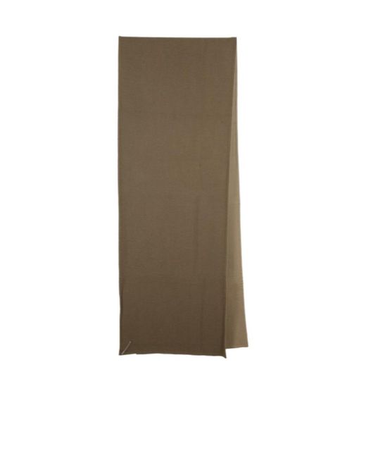 The Row Logo Scarf in Natural | Lyst