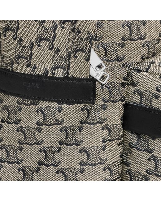 Celine Medium Trimphe Backpack in Gray for Men | Lyst