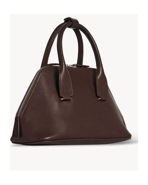 The Row Mini Devon Shoulder Bag in Brown | Lyst