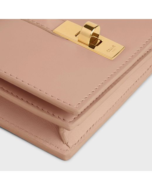 Celine Card Holder With Flap 16 in Natural | Lyst