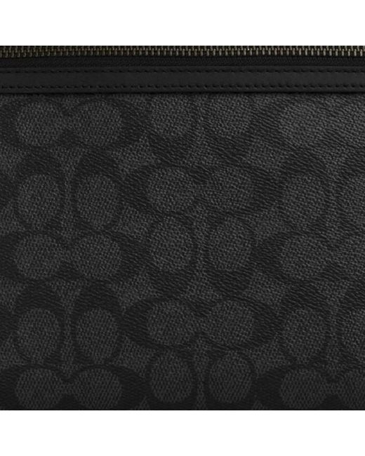 COACH Carry All Pouch in Black for Men | Lyst