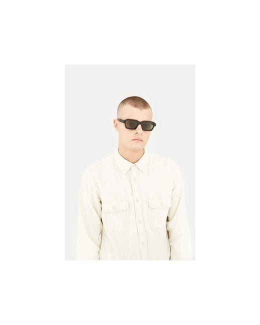 Retrosuperfuture Logo Sunglasses in Green for Men | Lyst UK