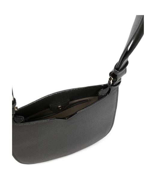 Valextra Logo Shoulder Bag in White | Lyst