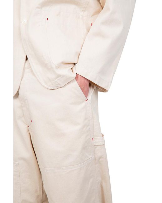 Engineered Garments Logo Casual Pants in Natural for Men | Lyst