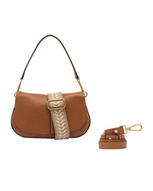 Gianni Chiarini Helena Round Firenze Bag in Brown | Lyst