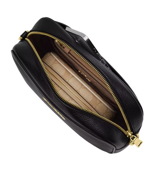COACH Jamie Logo Camera Bag in Black | Lyst