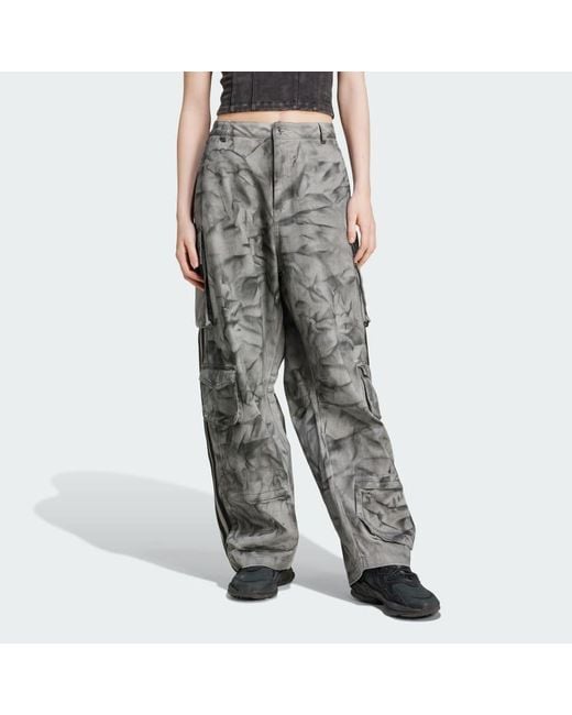 adidas Belt-Loop Overalls in Gray | Lyst
