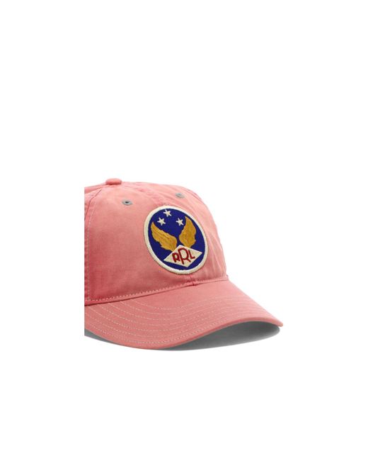 RRL Adjustable Hat in Pink for Men | Lyst