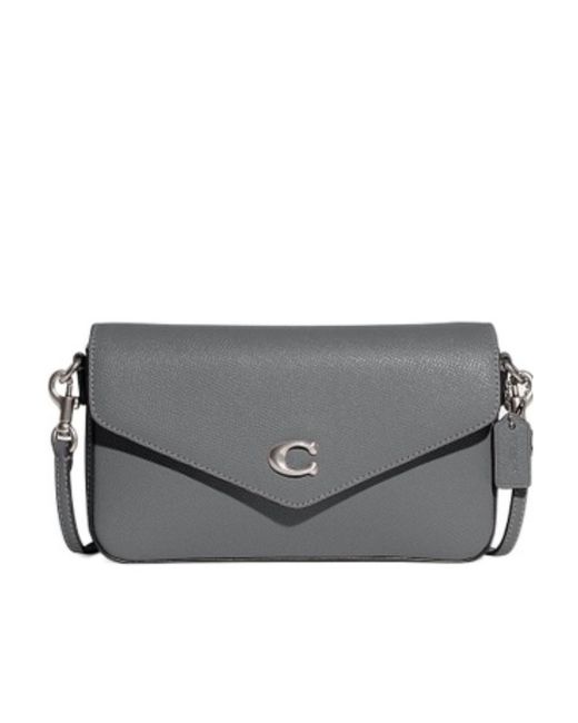 COACH Wyn Flip Shoulder Bag in Gray | Lyst