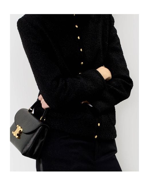 Celine Chasseur Jacket in Black | Lyst