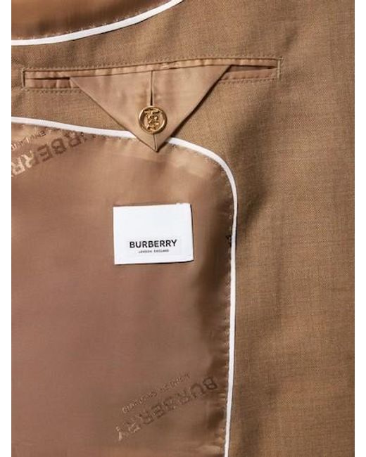 Burberry Tonya Classic Suit Coat in Brown | Lyst