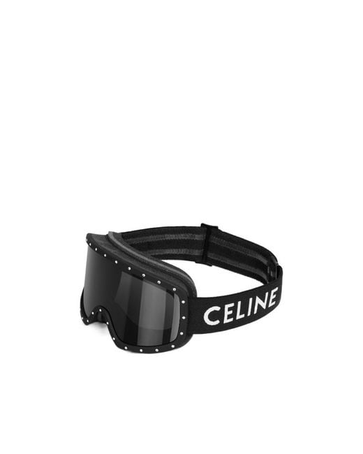 Celine Logo Ski Mask in Black | Lyst