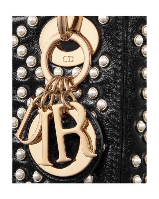 Dior Mini Lady Bag in Black | Lyst